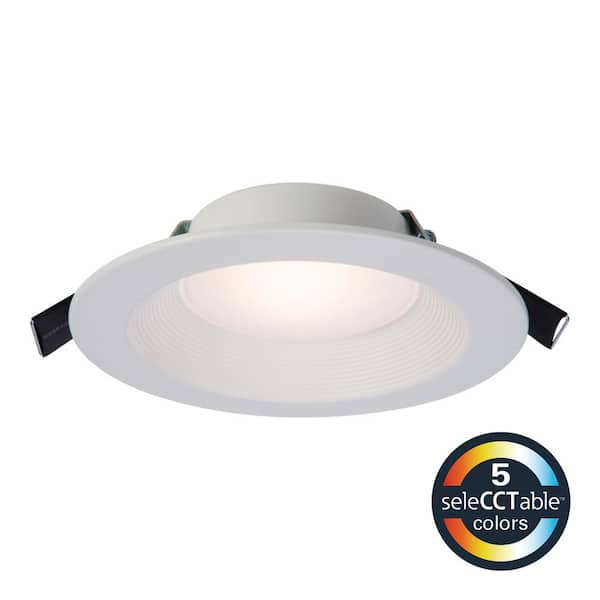 HALO RL6 6 in. White New Construction Remodel Integrated LED Recessed ...