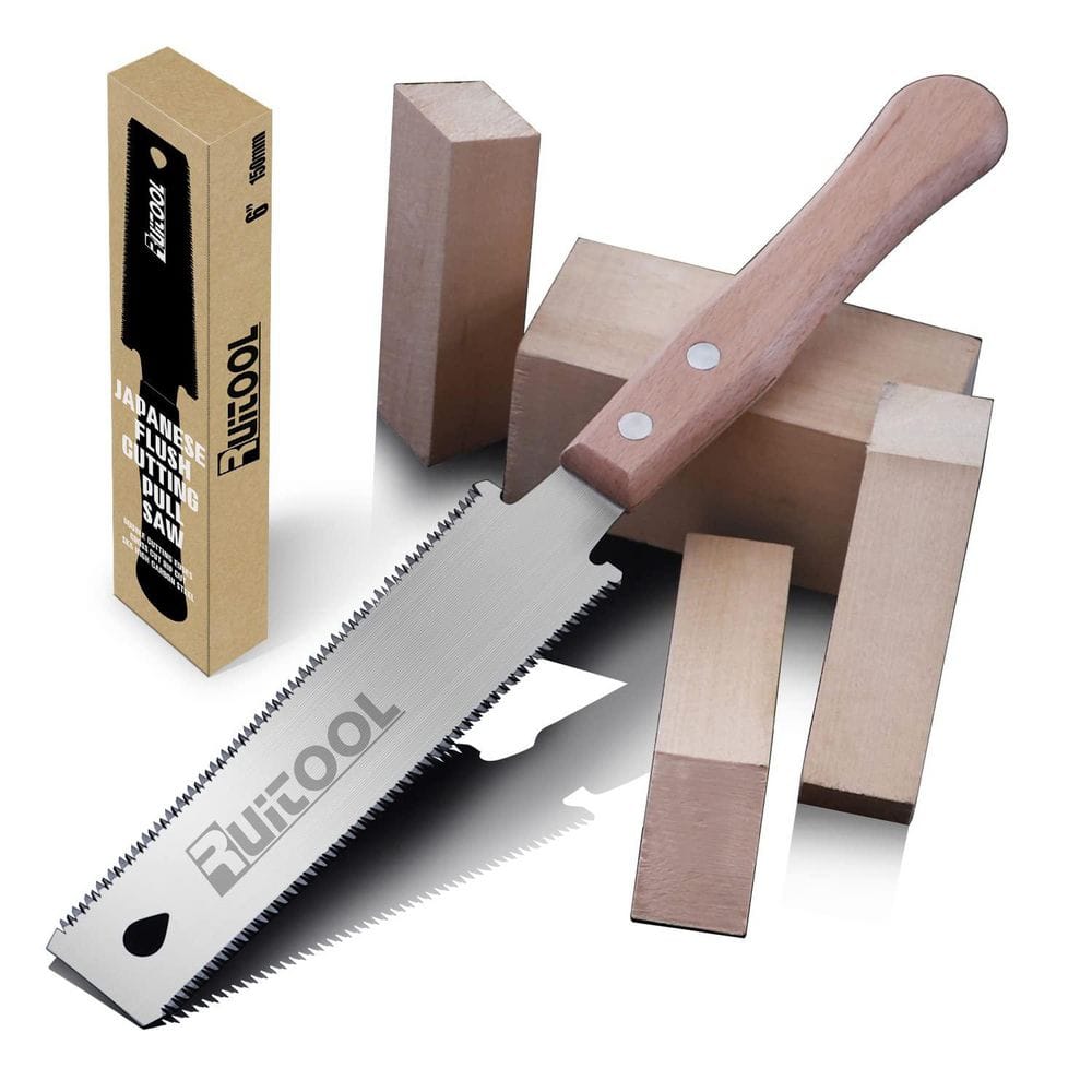 MYWISH 6 in. Pull Saw Double Edge Sided Pull Saw SF-FXHS0001 - The Home ...