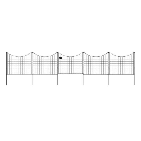 Zippity Outdoor Products 2-1/2 ft. W x 2 ft. H Black Metal Zippity Gate ...