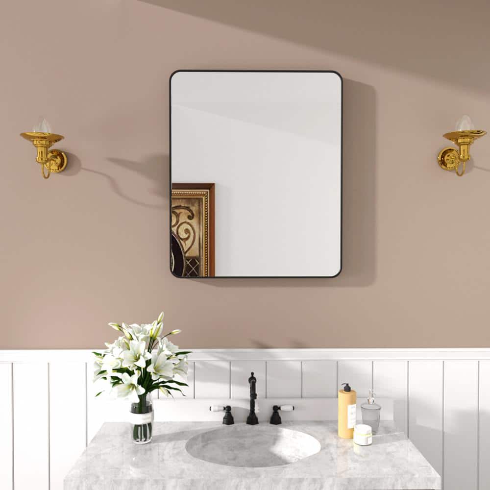 Hermitage Bath Cosy 30 in. W x 36 in. H Rectangular Framed Wall ...