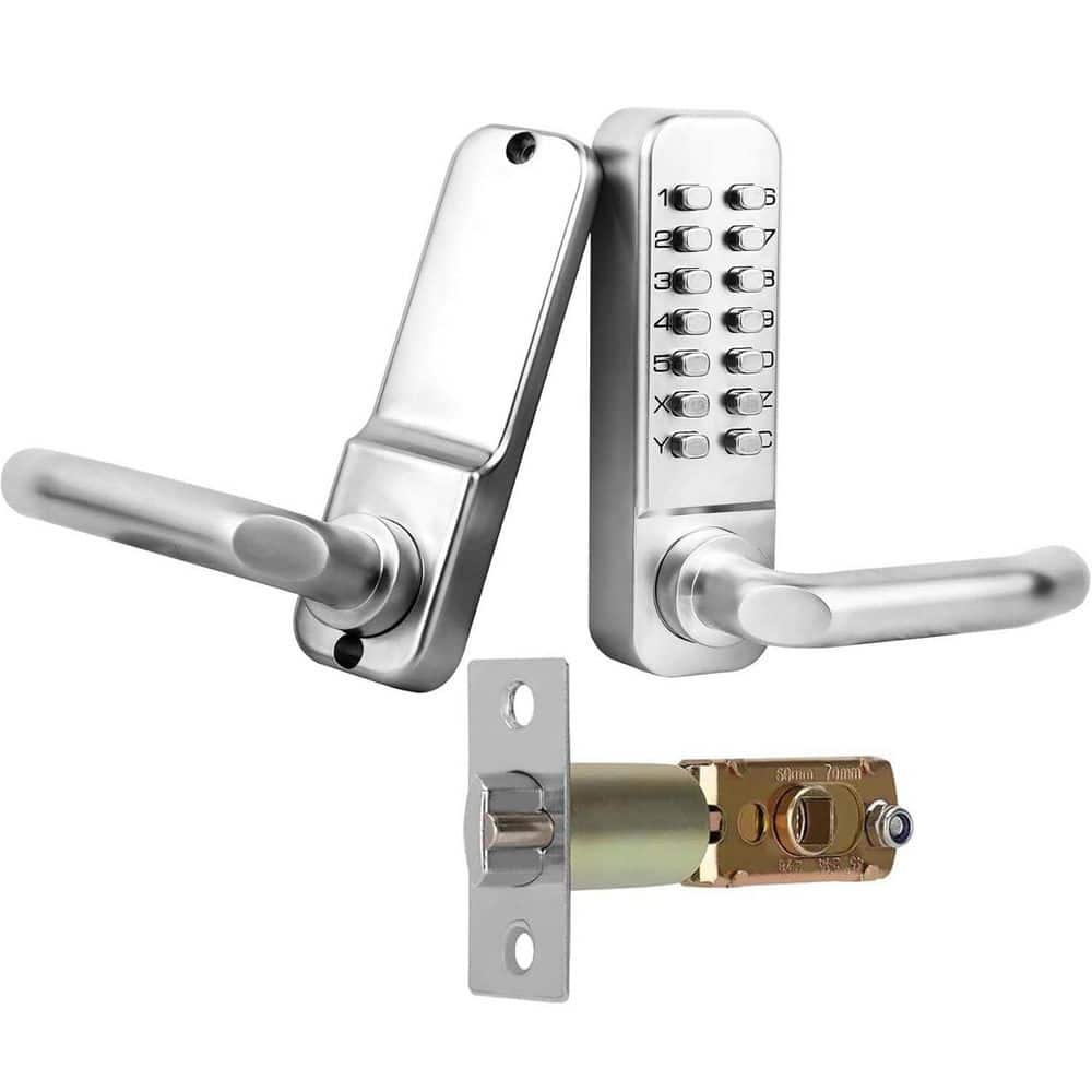 Mechanical Door Lock with Adjustable Deadlatch Keyless Waterproof ...