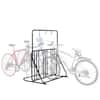 RAD Cycle Black 6-Bike Foldable Floor Stand Garage Bike Rack HWD630545 ...