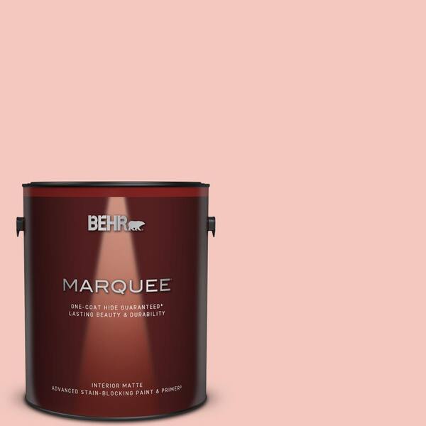 BEHR MARQUEE 1 gal. #M170-2 Prairie Rose Matte Interior Paint & Primer ...