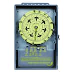 Intermatic DT Series 2-Circuit 20 Amp 24 Hour Indoor Surface Mount ...