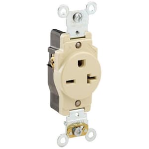 Leviton 20 Amp 250 V NEMA 6-20R Industrial Grade Single Outlet ...