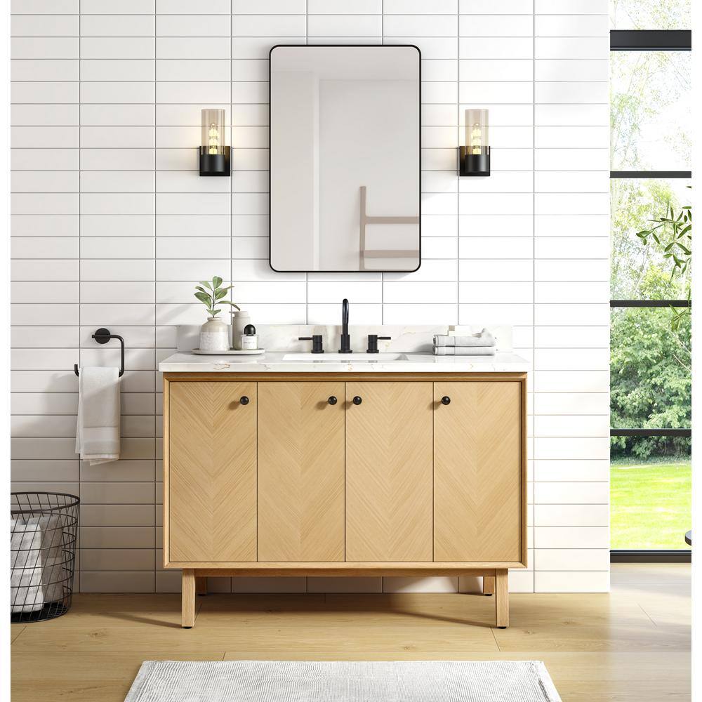 Avanity Adele 48 in. W x 21 in. D x 34 in. H Bath Vanity Cabinet ...