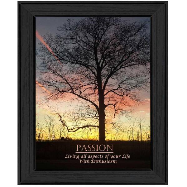 HomeRoots Charlie Passion 1-Piece Framed Wall Art 19 in. x 15 in ...