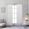 Lyndale Decor Amelia 120 in.L x 52 in. W Sheer Polyester Curtain in ...