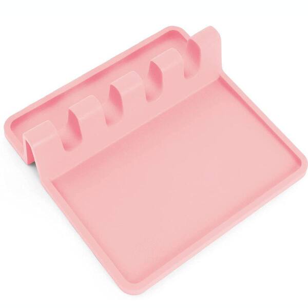 Zulay Kitchen Silicone Utensil Rest with Drip Pad for Multiple Utensils ...