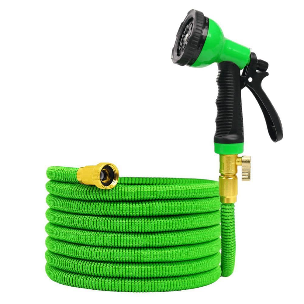 Feihu Expandable Garden Hose 3/4 in. x 50 ft. Standard Water Hose with ...