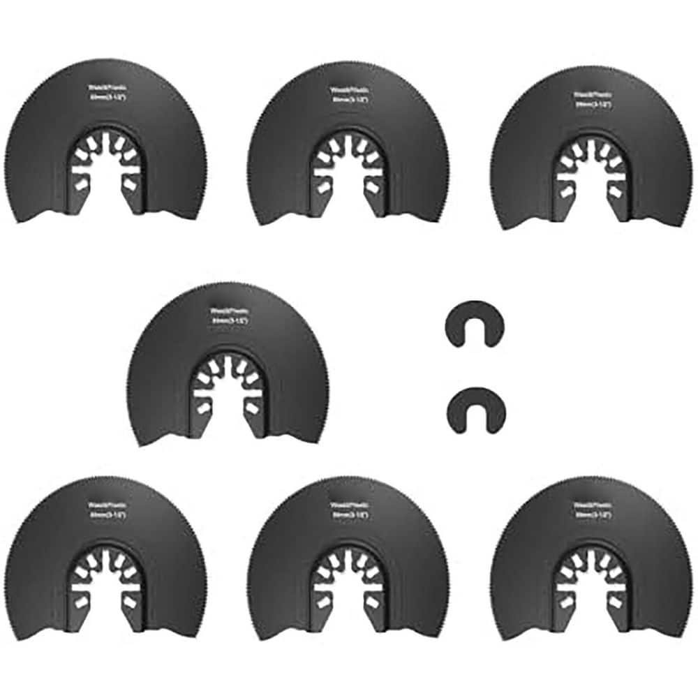 Semi Circular Oscillating Saw Blades 3-1/2 in. for Wood Plastic Soft ...