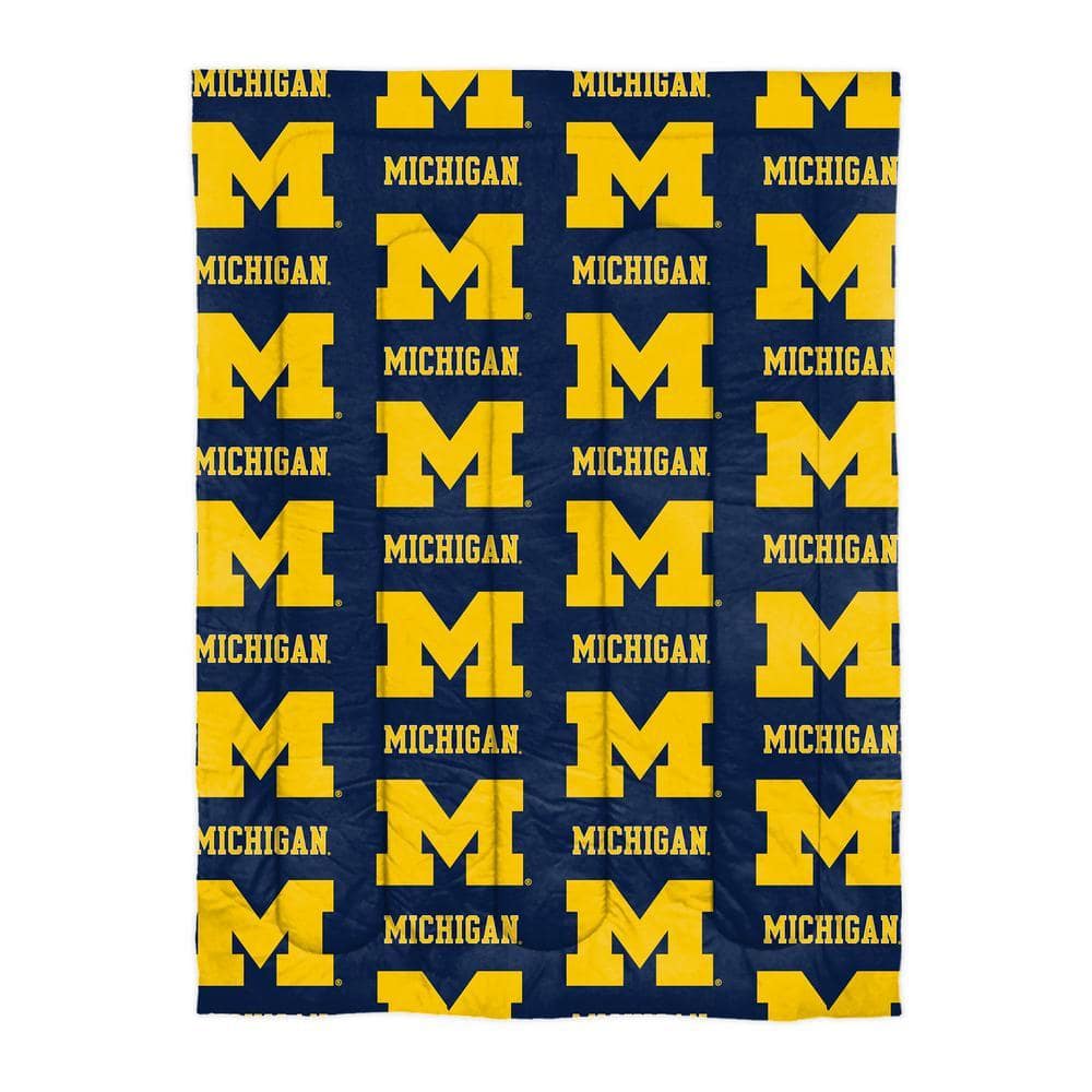 THE NORTHWEST GROUP 4-Piece Michigan Wolverines Twin Size Multi Colored ...