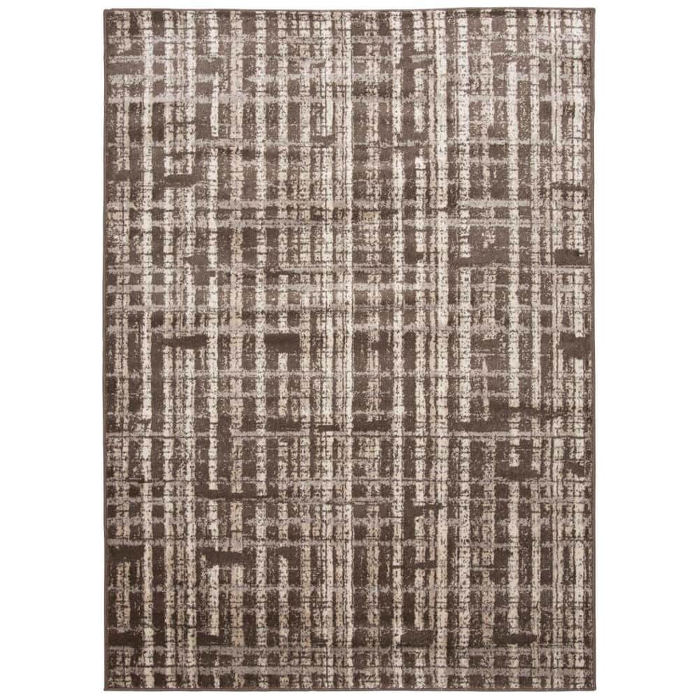 Capri Galinda 8 ft. x 10 ft. Latte/Storm Area Rug 1664LAS81HD.150 - The ...