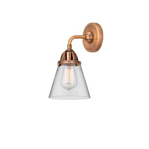 Innovations Briarcliff 10 in. 1-Light Antique Copper Wall Sconce with ...