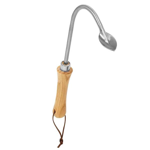 MISOPILY 1-Piece Garden Hand Loop Weeder Tool with Iron Loop and Sharp ...