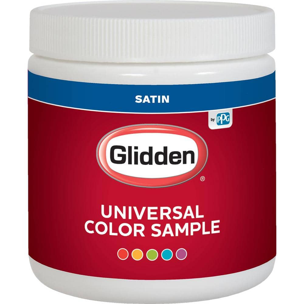 Glidden 8 oz. Base 3 Satin Interior Paint Sample GLU6213N-16 - The Home ...