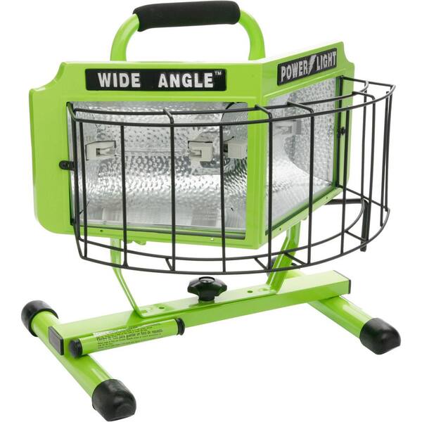 Woods 1000-Watt 160 Wide Angle Wall To Wall Portable Worklight-L5203 ...
