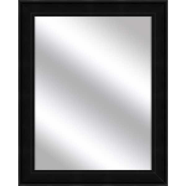 PTM Images Medium Rectangle Black Art Deco Mirror (31.5 in. H x 25.5 in ...