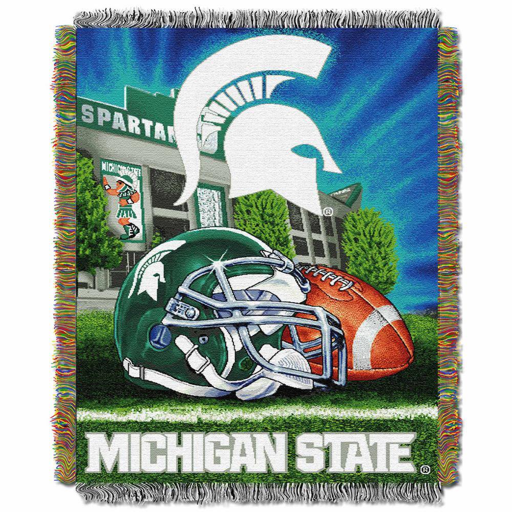THE NORTHWEST GROUP Michigan State University Polyester Throw Blanket ...