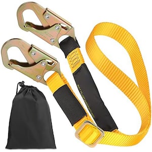 Safety Strap Fall Protection 3 ft. 4 ft. 6 ft. Cross Arm Anchor Lanyard ...