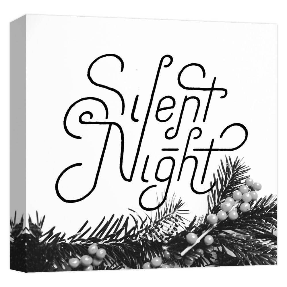 PTM Images Silent Night'' Canvas Abstract Wall Art 15 in. x 15 in. 9 ...
