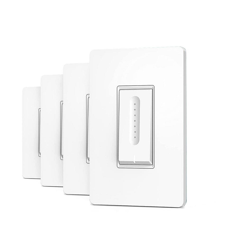 BIBIVIS Smart Dimmer Switch 4 Pack, Single Pole Smart Switch Works ...