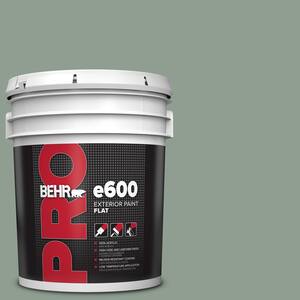 BEHR PRO 5 gal. #ICC-104 Balsam Fir Low Luster Exterior Paint PR62305 ...