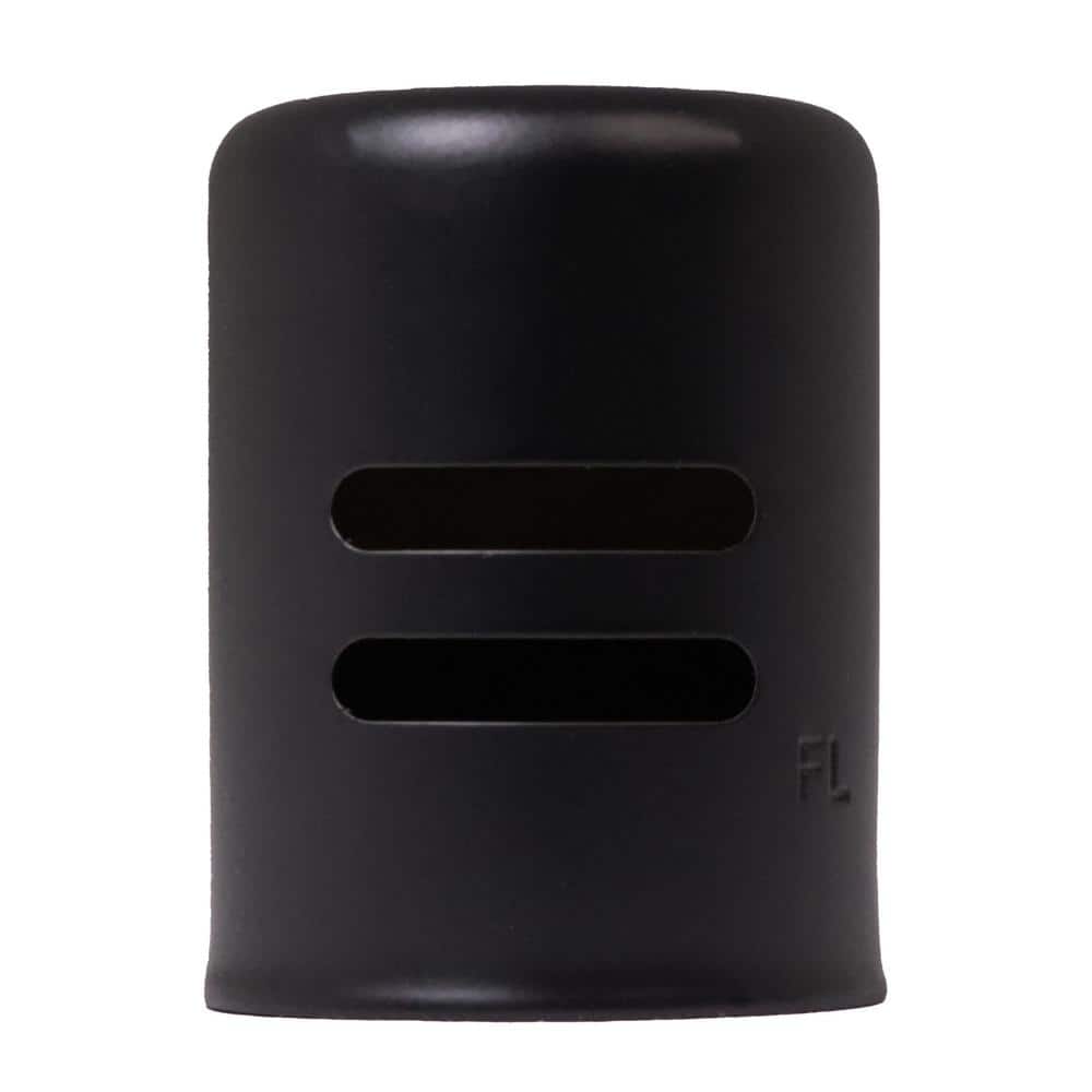 Westbrass 1-5/8 in. Standard Brass Air Gap Cap Only in Matte Black R201 ...