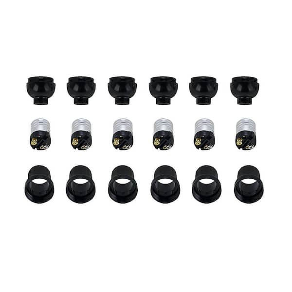 Aspen Creative Corporation Black Lamp Socket (6-Pack) 21312-16 - The ...