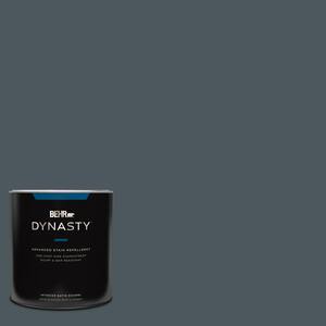 BEHR PREMIUM PLUS 8 oz. #N470-7 Submarine Gray Flat Interior/Exterior ...