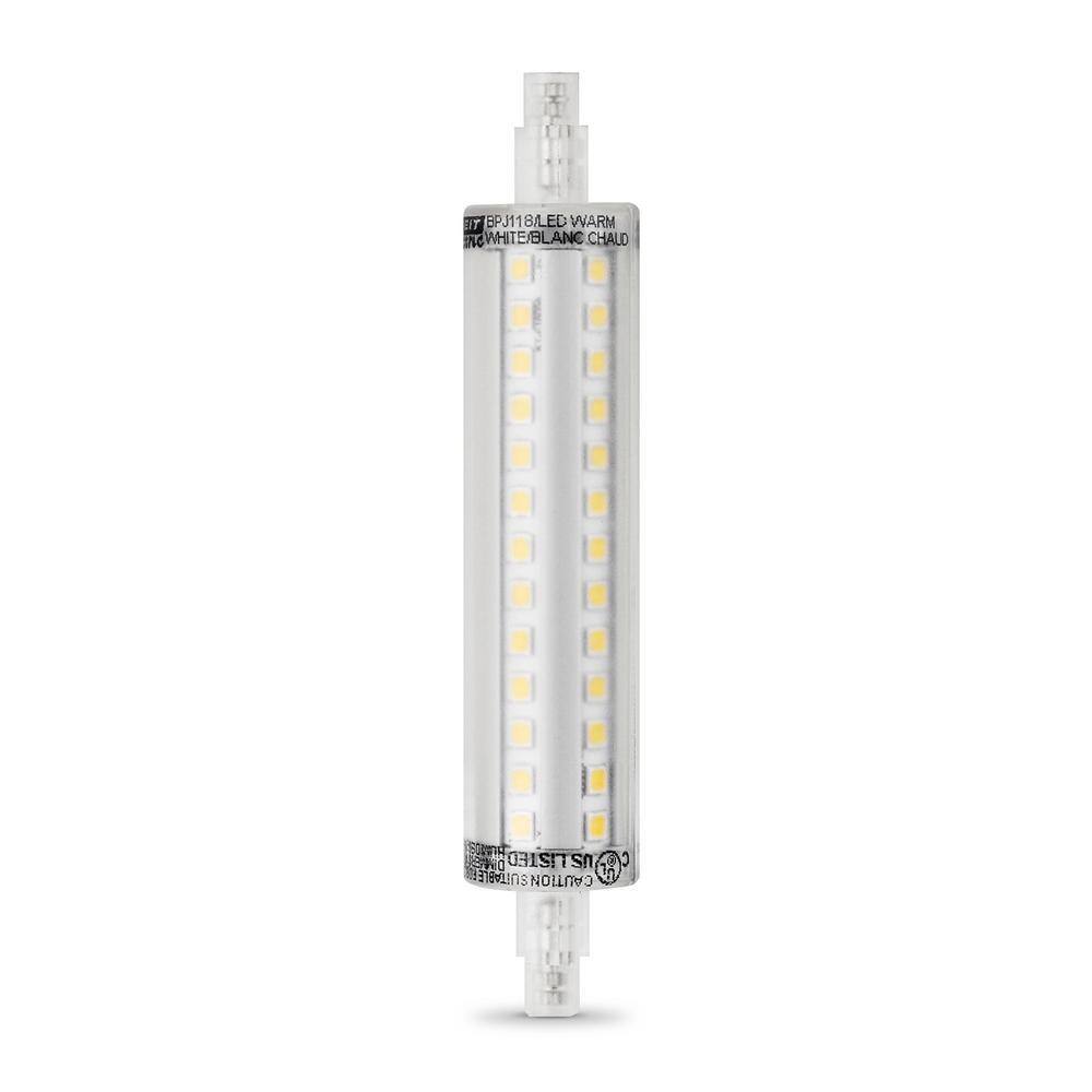 Feit Electric 100-Watt Equivalent R7s 118MM R7 Base LED Light Bulb ...