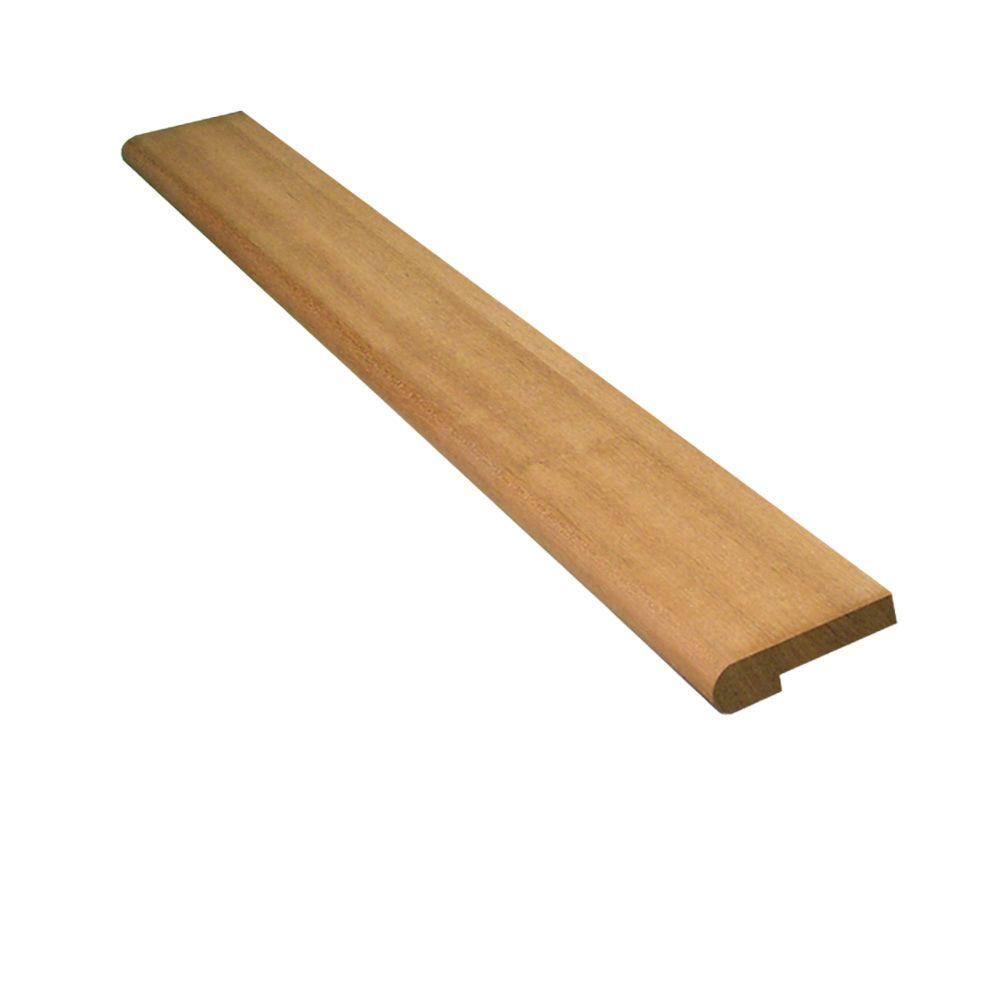 Stairtek 0.75 in. x 3.5 in. x 48 in. Unfinished Brazillian Cherry ...