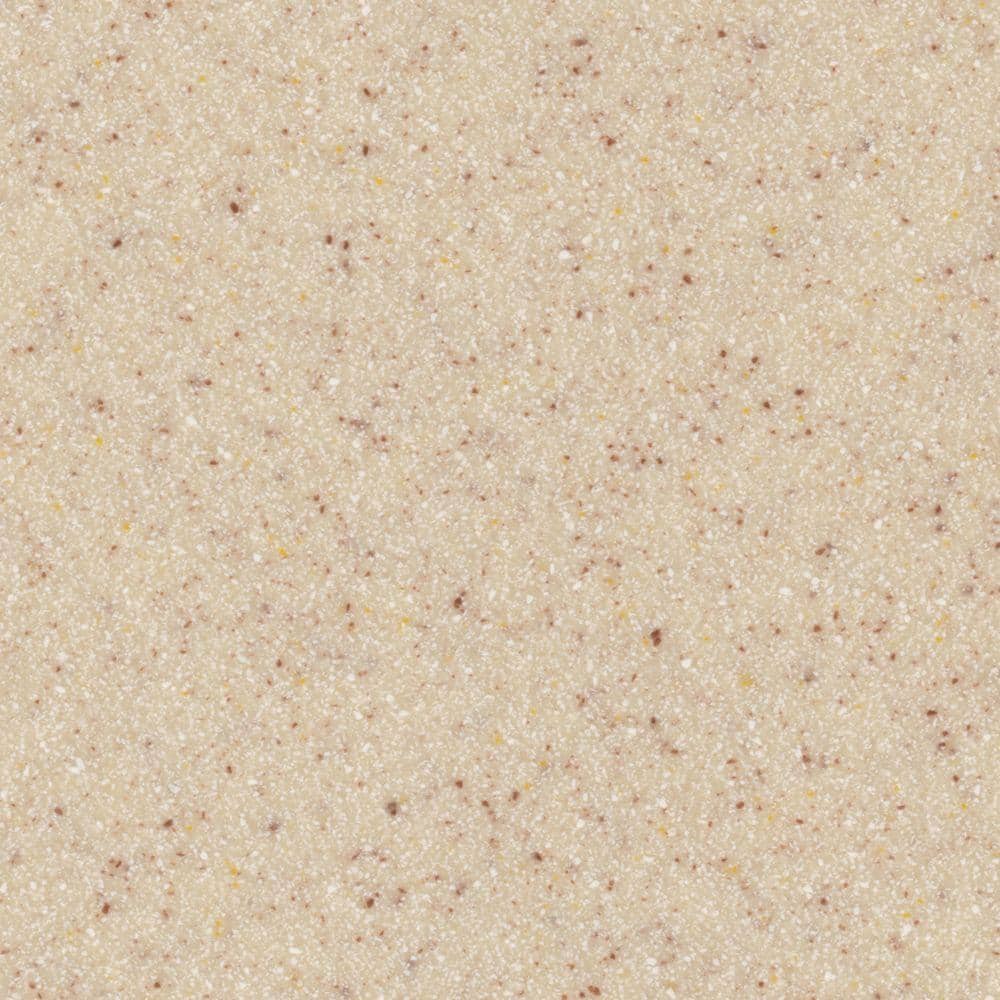 LG Hausys HI-MACS 2 in. Solid Surface Countertop Sample in Almond Pearl ...