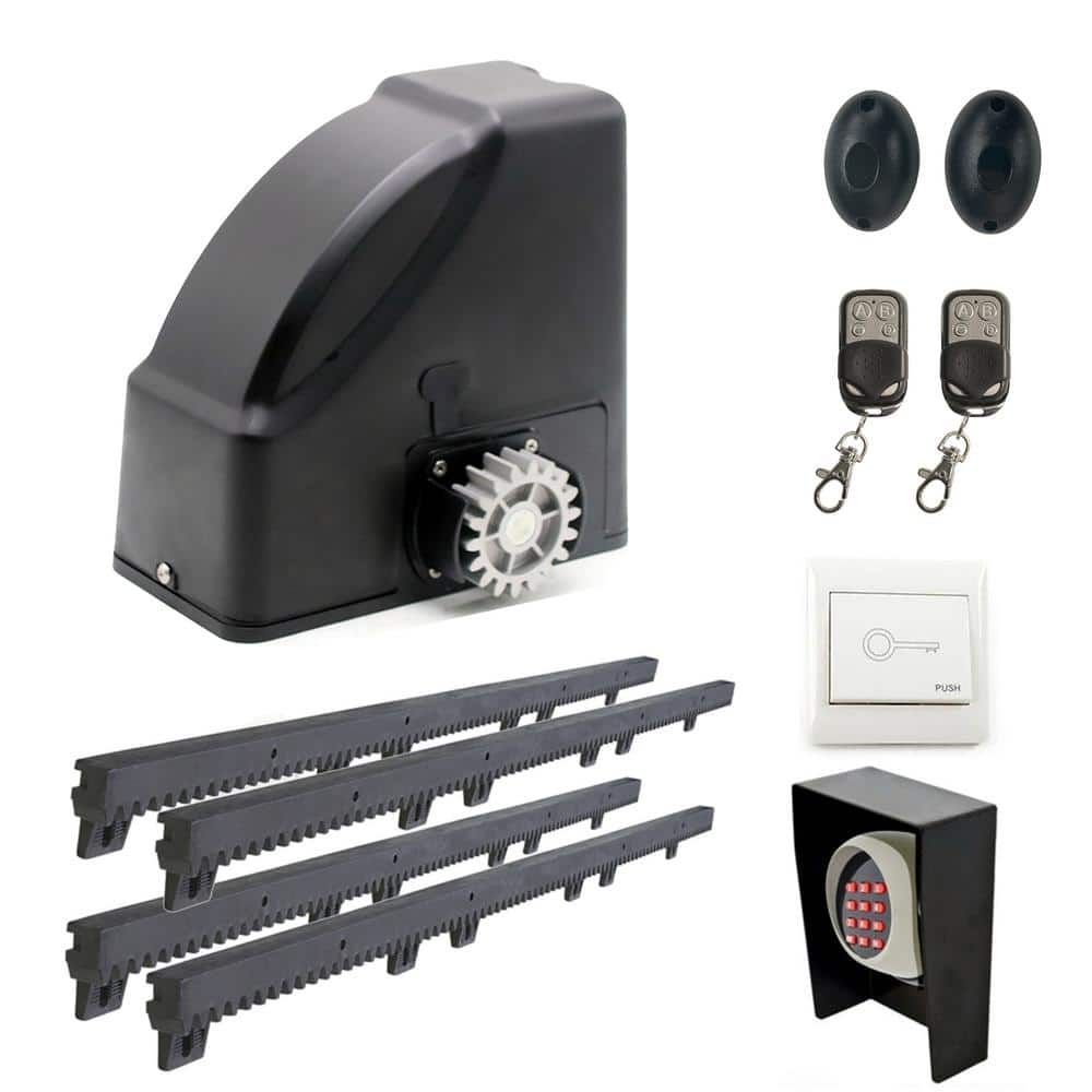 ALEKO Gear-Driven Sliding Gate Opener - AR500 Accessory Kit AR500ACC-HD ...