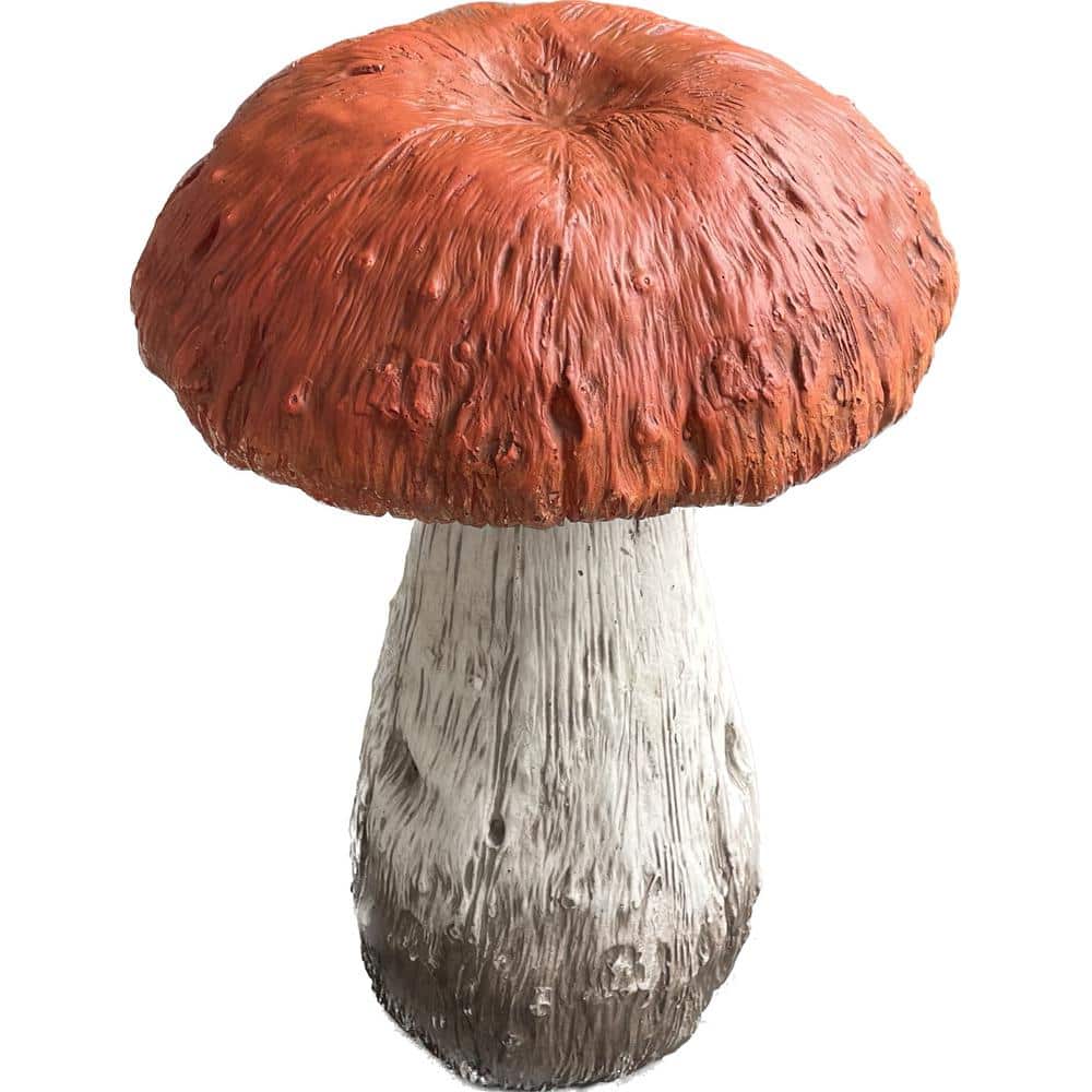 Galt International Mushroom Statue Orange Cap 15 in. FB23058OAM - The ...