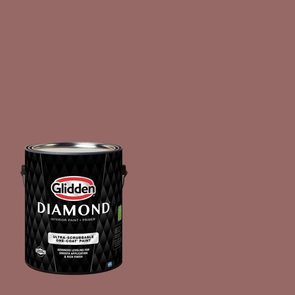 Glidden Diamond 1 gal. PPG1053-6 Clay Ridge Ultra-Flat Interior Paint ...