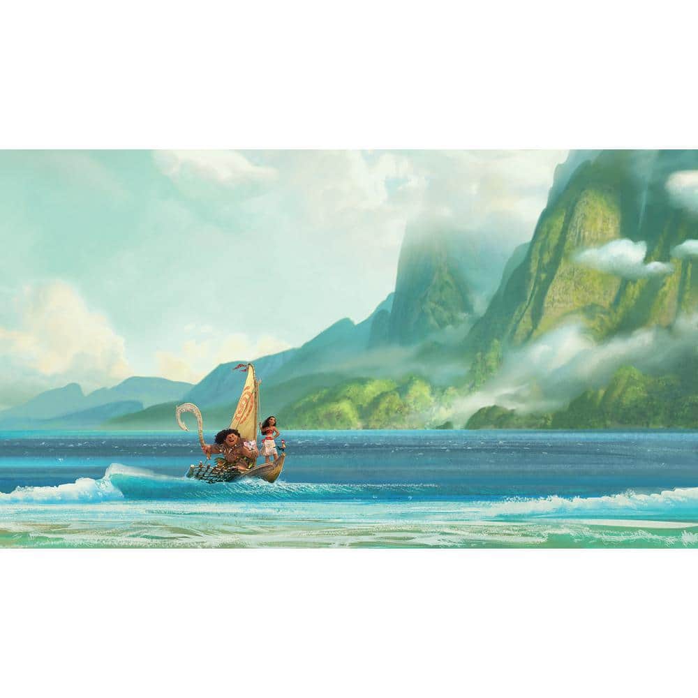 RoomMates Disney Moana 125 in. x 72 in. Peel and Stick Wall Mural ...