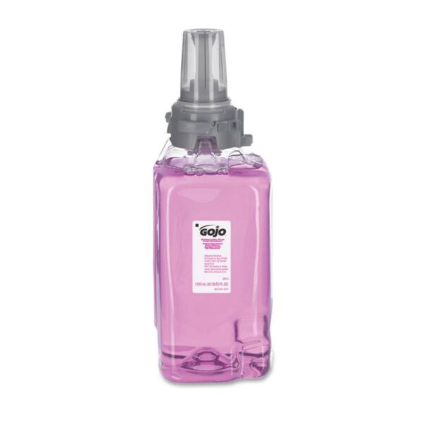 GOJO 1,250 mL Antibacterial Foam Hand Wash Refill, For ADX-12 Dispenser ...