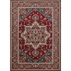 Couristan Old World Classics Antique Mashad Burnished Clay 8 ft. x 11 ...