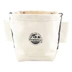 Graintex 5 in. Large Pocket Nut and Bolt Tool Bag with Tunnel Loops for ...