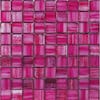 Apollo Tile Pink 11.3 in. x 11.3 in. Polished and Matte Finished Glass ...