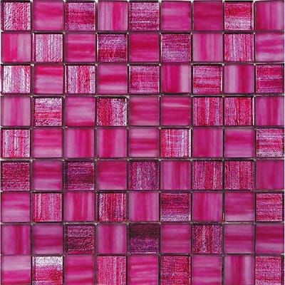 Pink - Mosaic Tile - Tile - The Home Depot