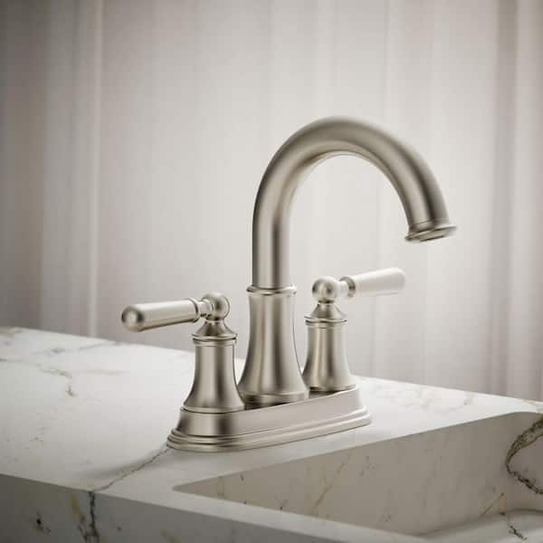 KOHLER - Nickel - Centerset Bathroom Faucets - The Home Depot