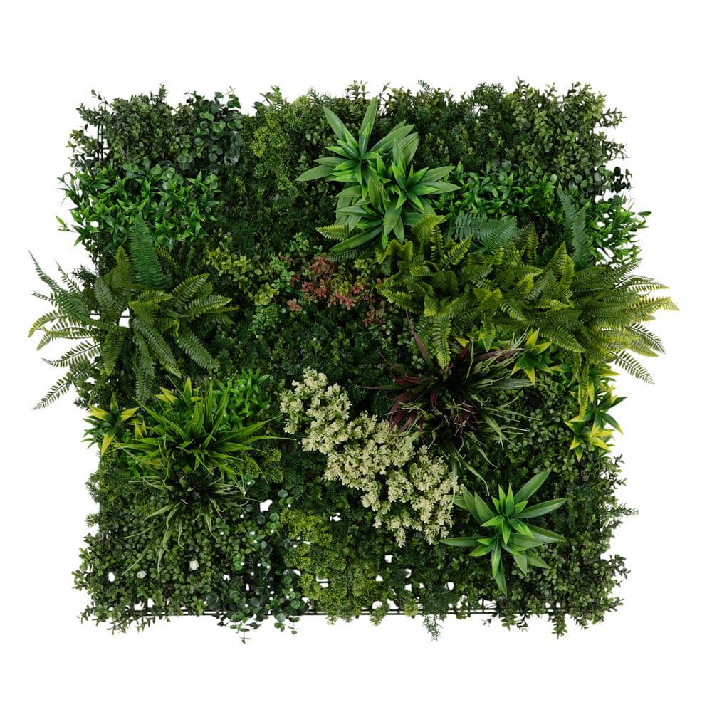 Nearly Natural 40 in. x 40 in. UV Resistant Amazon Rainforest ...