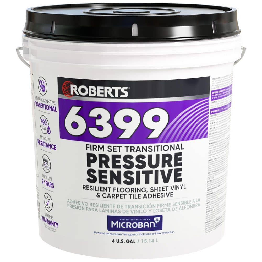 ROBERTS 6399 16 qt. (4 Gal. ) 12 Hour Dry Time Vinyl Firm Set ...