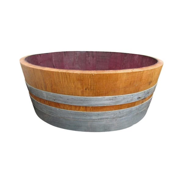 Wine - Barrel Planters - The Home Depot