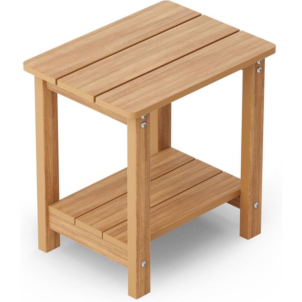 Mximu Teak Recyclable HIPS Plastic Outdoor Indoor Side Table with ...