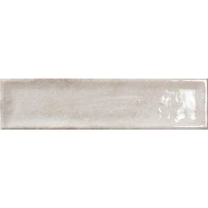 EMSER TILE Raku Ruby 2.95 in. x 11.81 in. Glossy Brick Look Ceramic ...