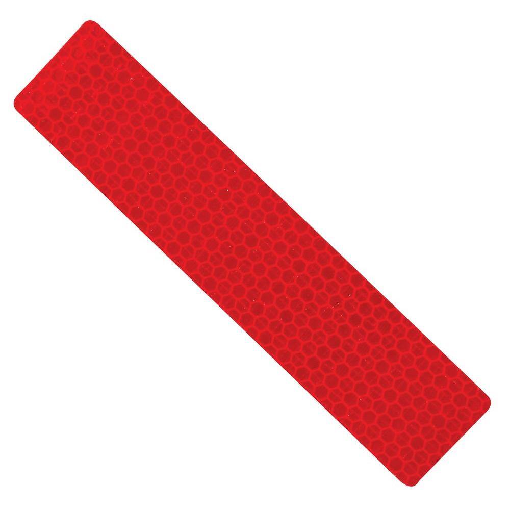 The Hillman Group 1.25 in. x 6 in. Red Reflective Safety Strips 847335 ...