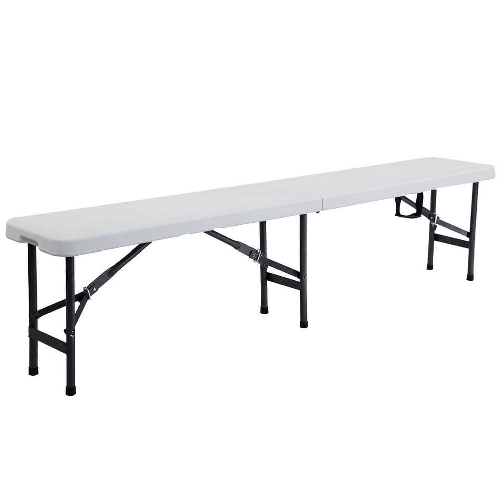 WELLFOR Outdoor Picnic HDPE Folding Bench Portable for Camping OP-HWY1 ...